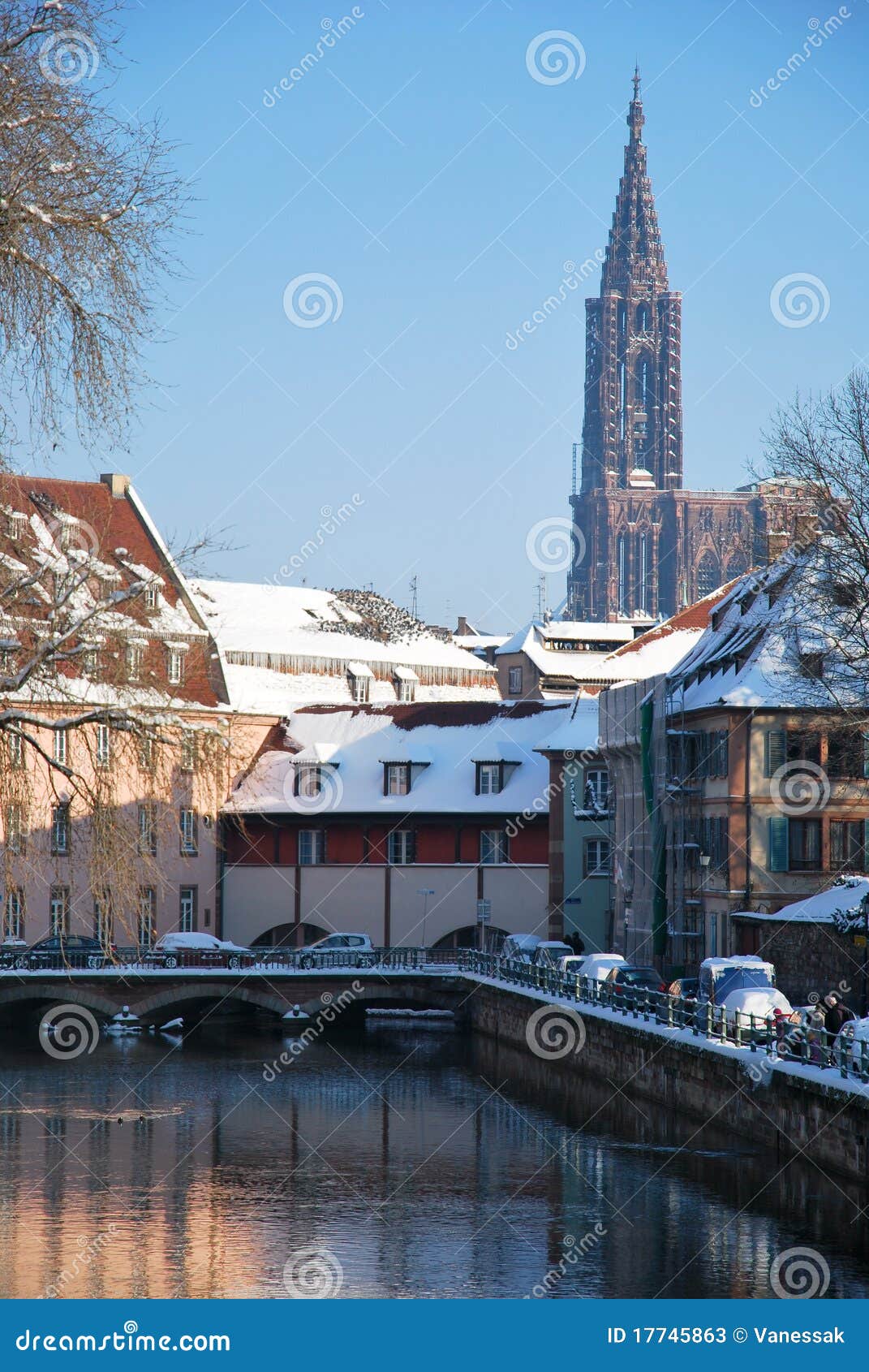 In Strasbourg During Winter Stock Image - Image of christmas, petite ...