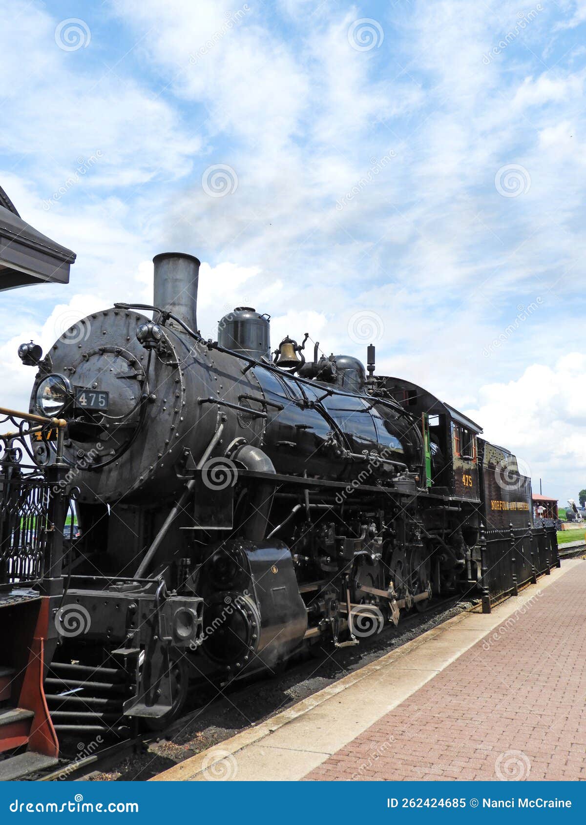 Historic Locomotive Engine 475 Strasburg Railroad Stock Image - Image ...