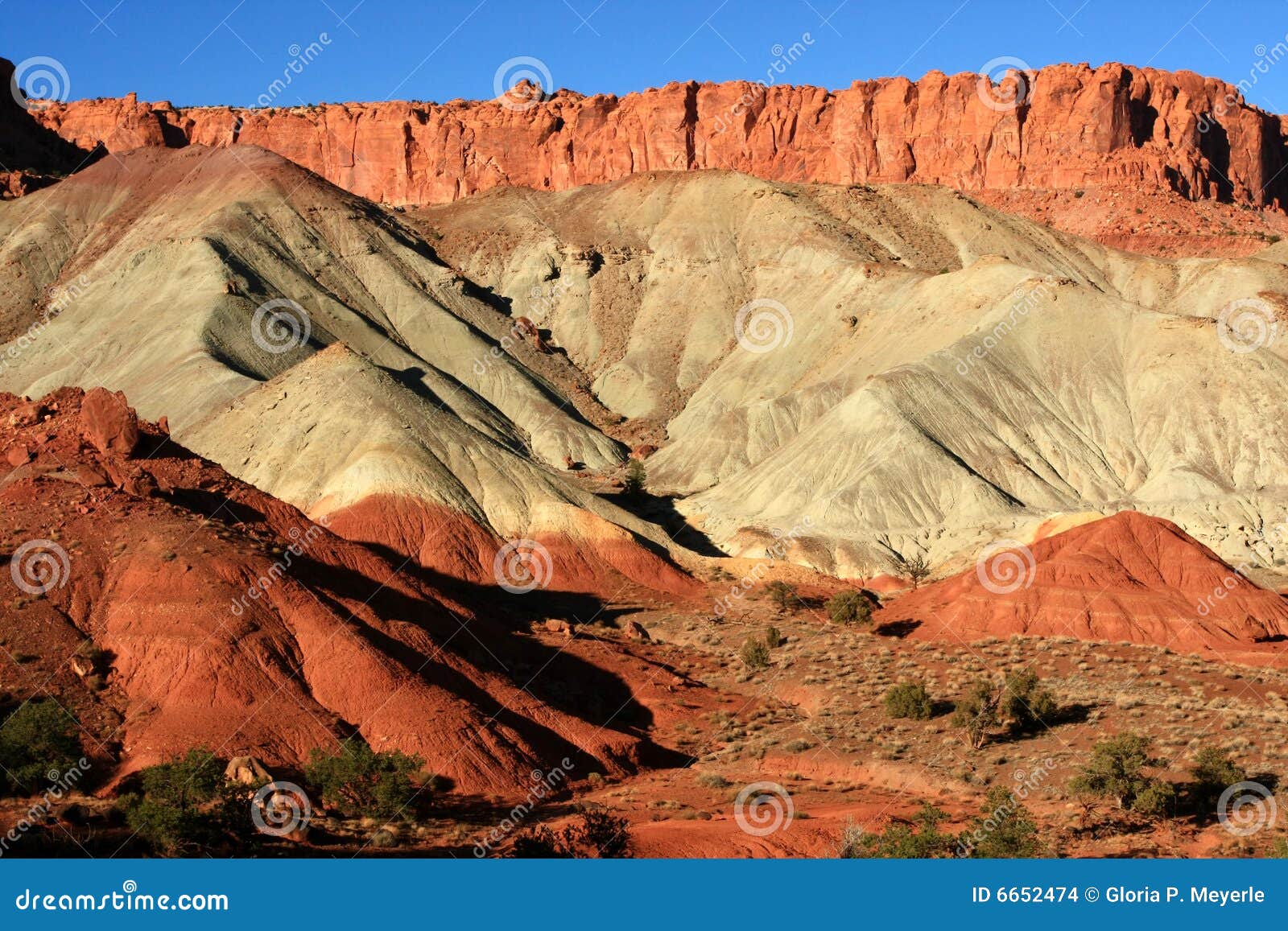 Strata of Color stock photo. Image of dunes, erode, geologic - 6652474