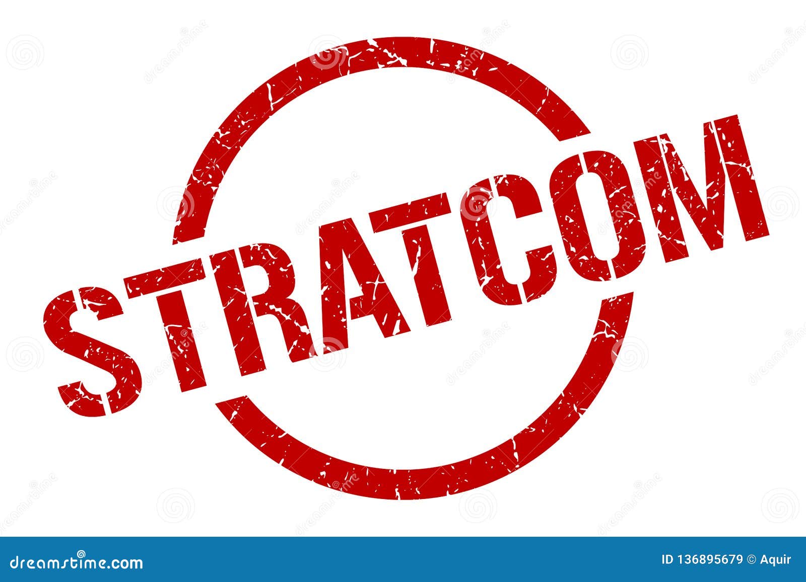 Stratcom stamp stock vector. Illustration of sign, badge - 136895679