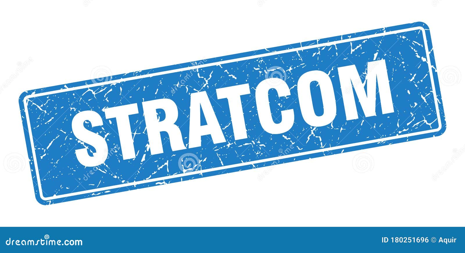 Stratcom Sign. Stratcom Grunge Stamp Stock Vector - Illustration of ...