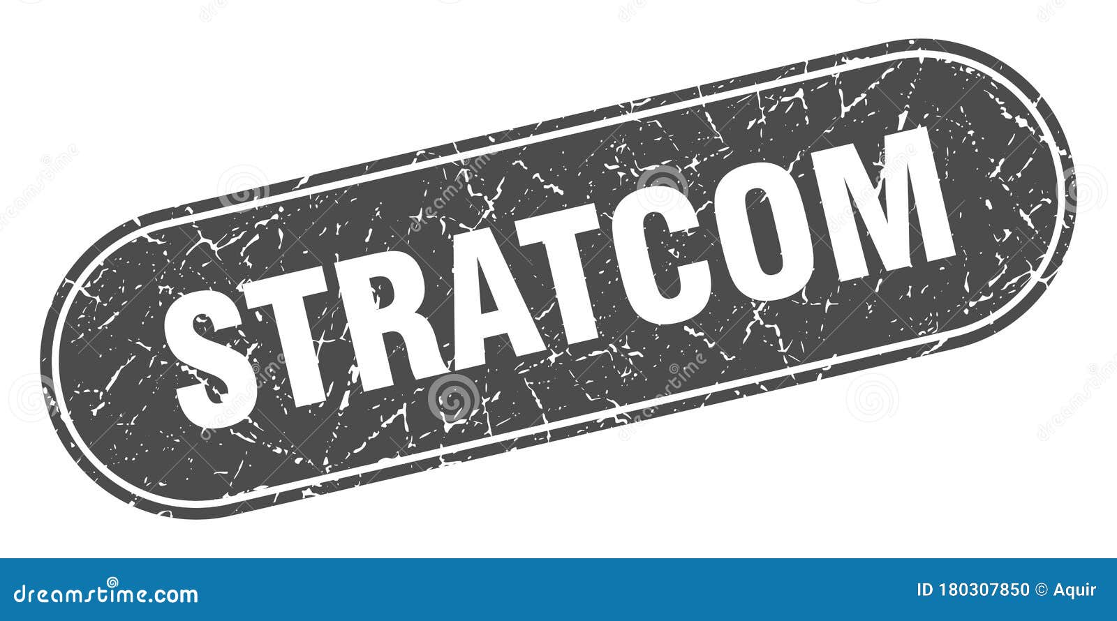 Stratcom Sign. Stratcom Grunge Stamp Stock Vector - Illustration of ...