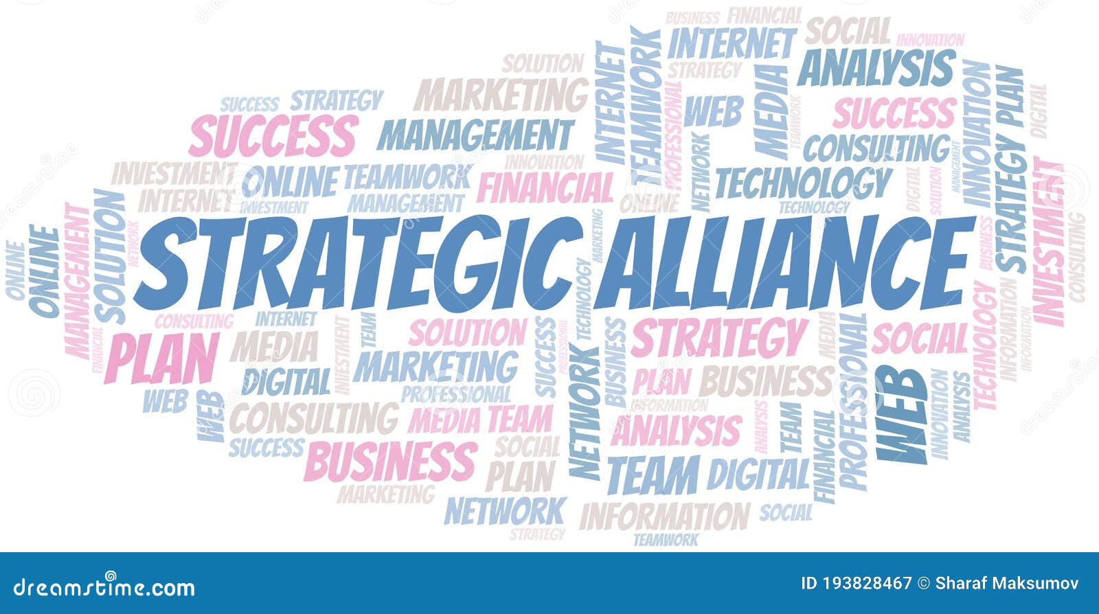 Alliance Word Cloud Cartoon Vector | CartoonDealer.com #178019027