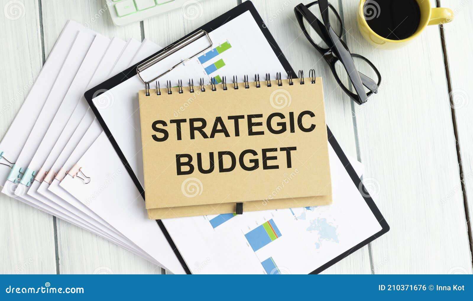 Strategic Budget. the Text is Written Stock Photo - Image of activity ...