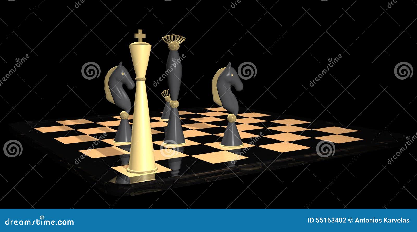 Strategic Chess Move Concept - Checkmate Stock Illustration ...