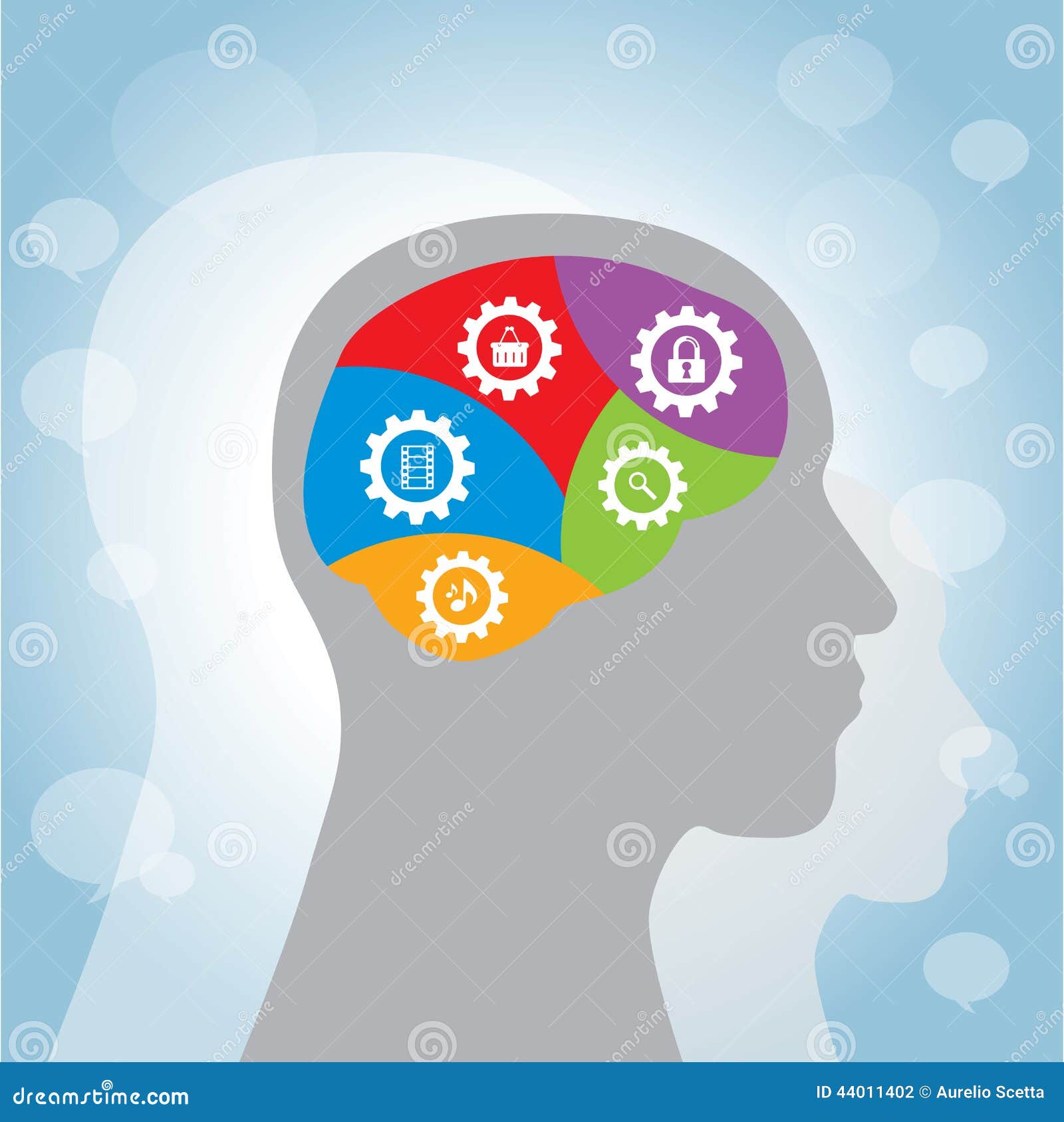 Strategic communication stock vector. Illustration of ideas - 44011402