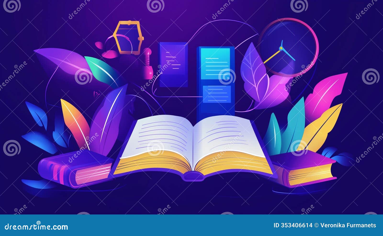 Strategic Exam Study Flowchart for Effective Learning Stock ...