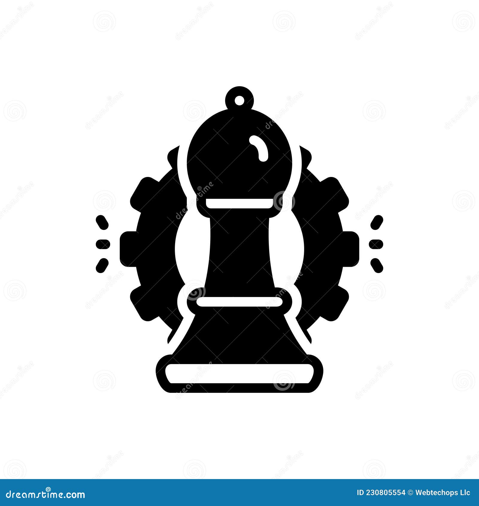 Black Solid Icon for Strategic, Tactical and Strategical Stock Vector ...