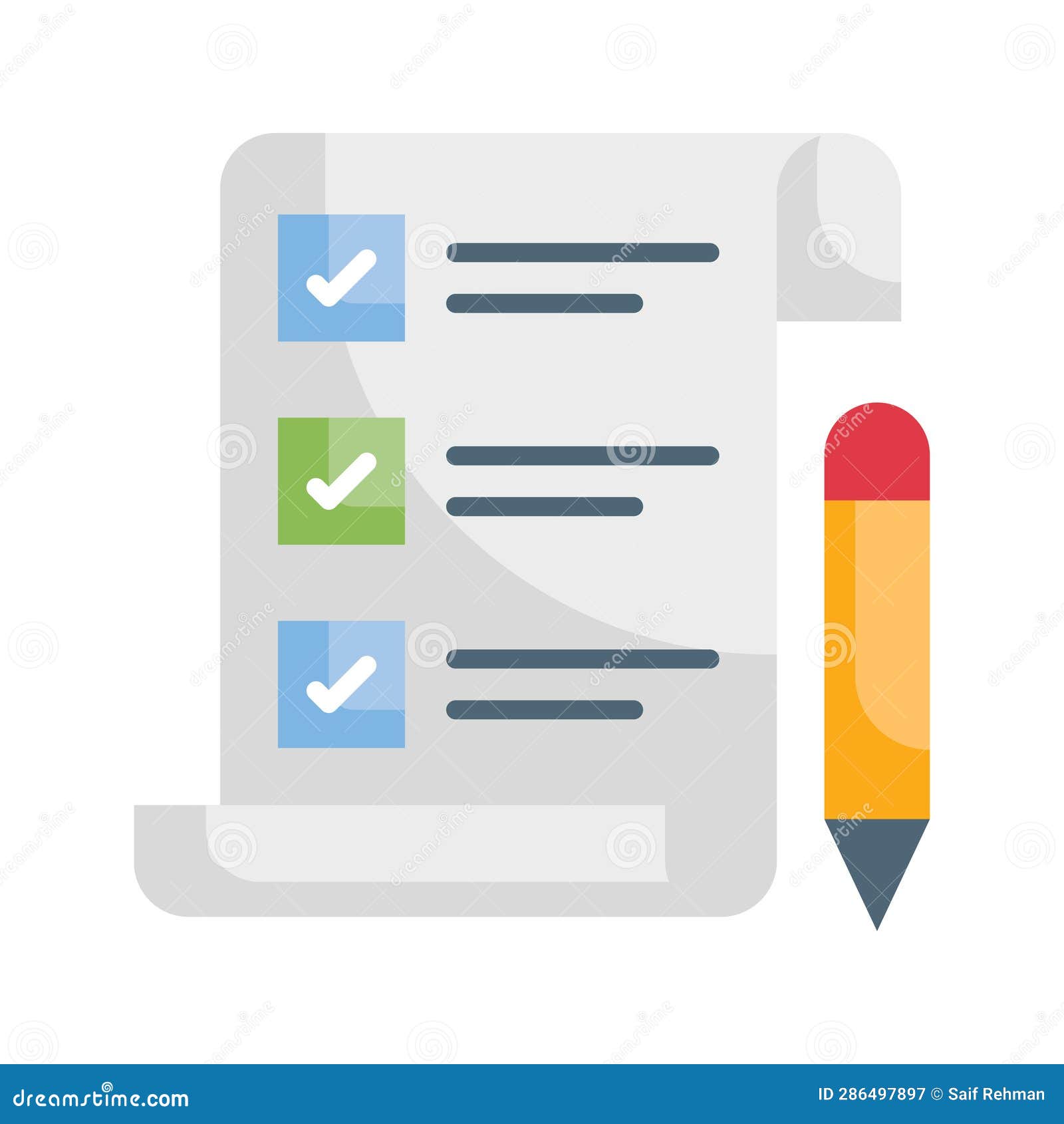 Task Vector Flat Icon Style Illustration. EPS 10 File Stock ...