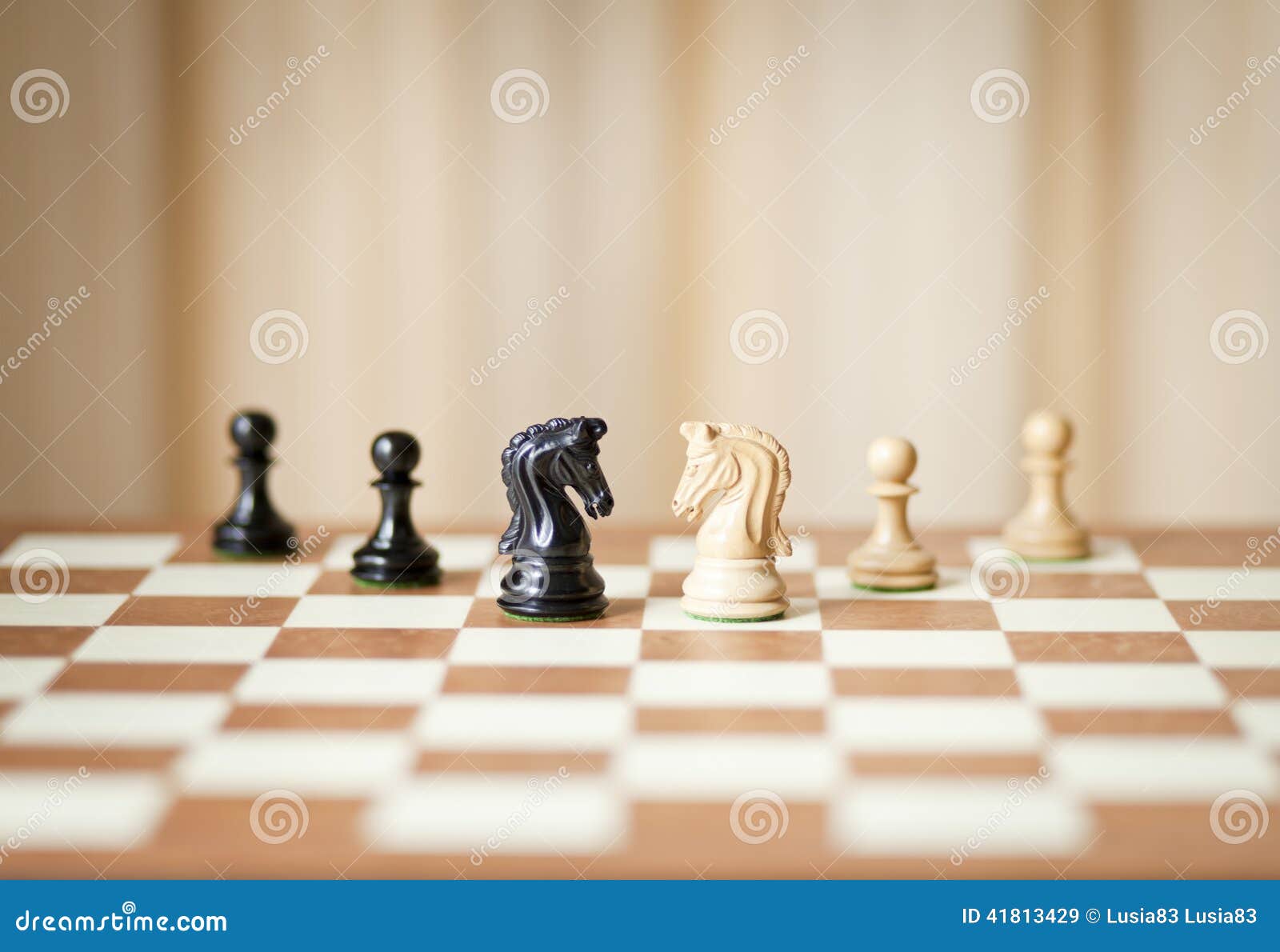 Strategic Moves, Chess Game Stock Image - Image of fight, decision ...