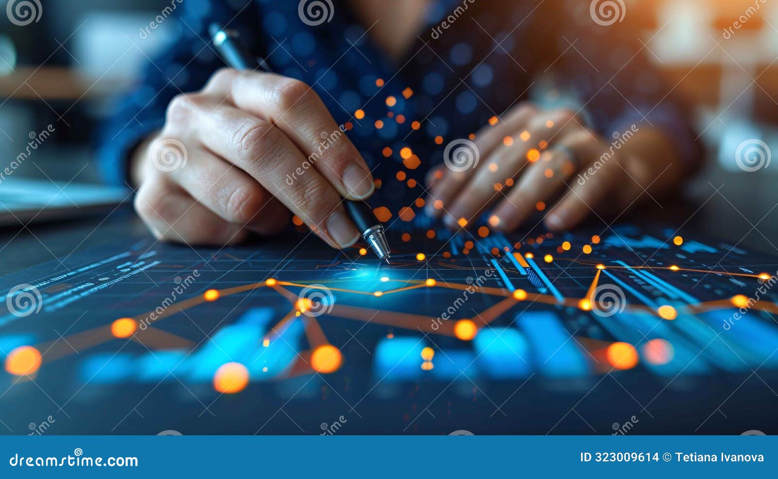 Strategic Planning with Charts and Graphs. Stock Illustration ...