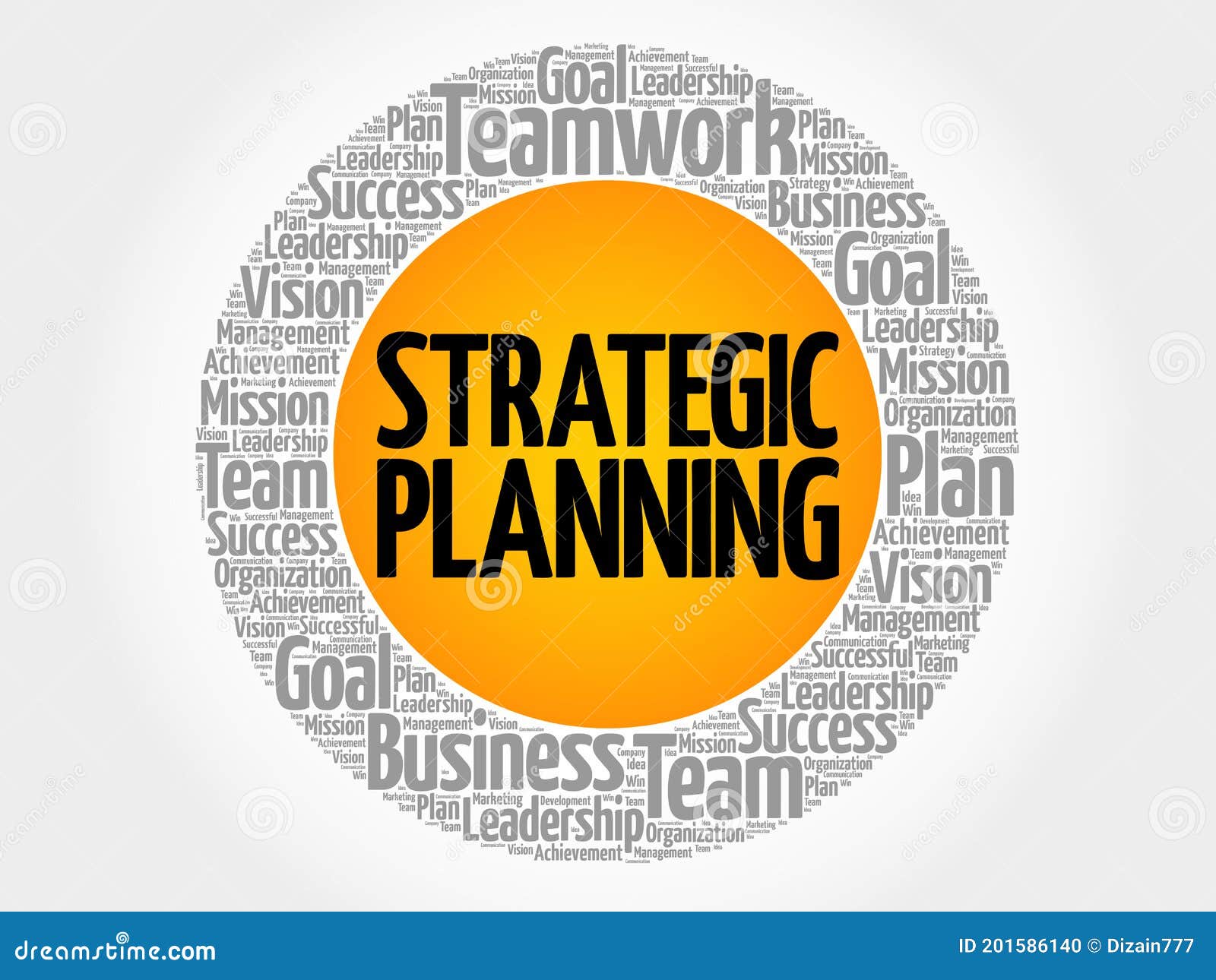 Strategic planning circle stock illustration. Illustration of ...