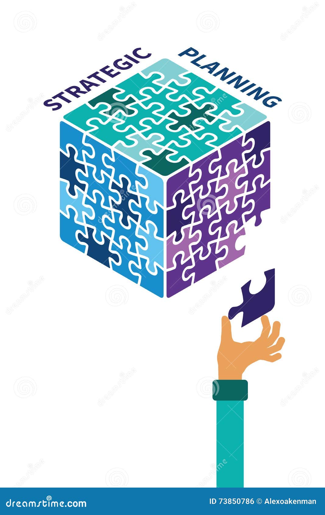 Strategic Planning Icon. Tactics Concept Vector Graphics. Royalty-Free ...