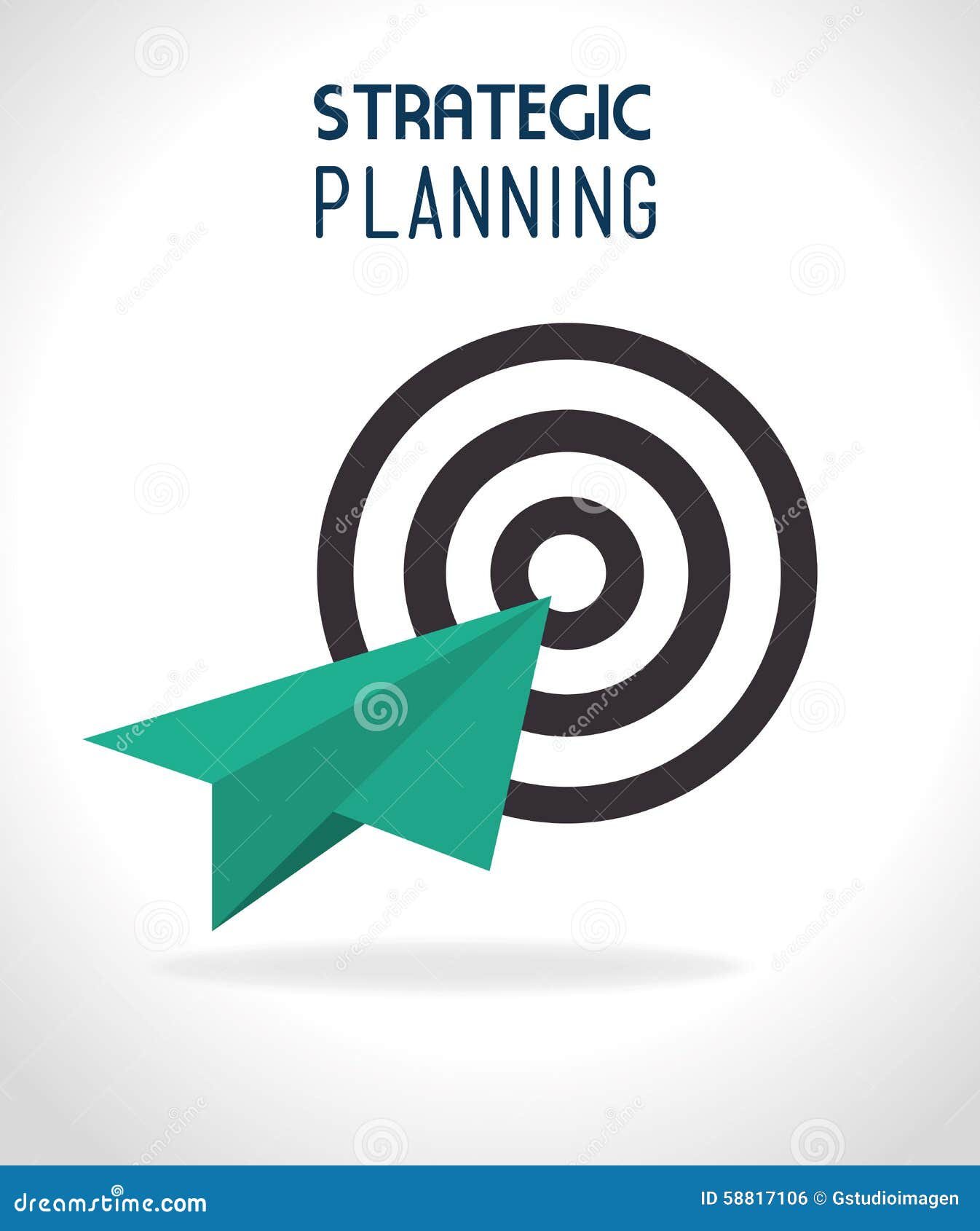 Strategic planning design. stock vector. Illustration of project - 58817106