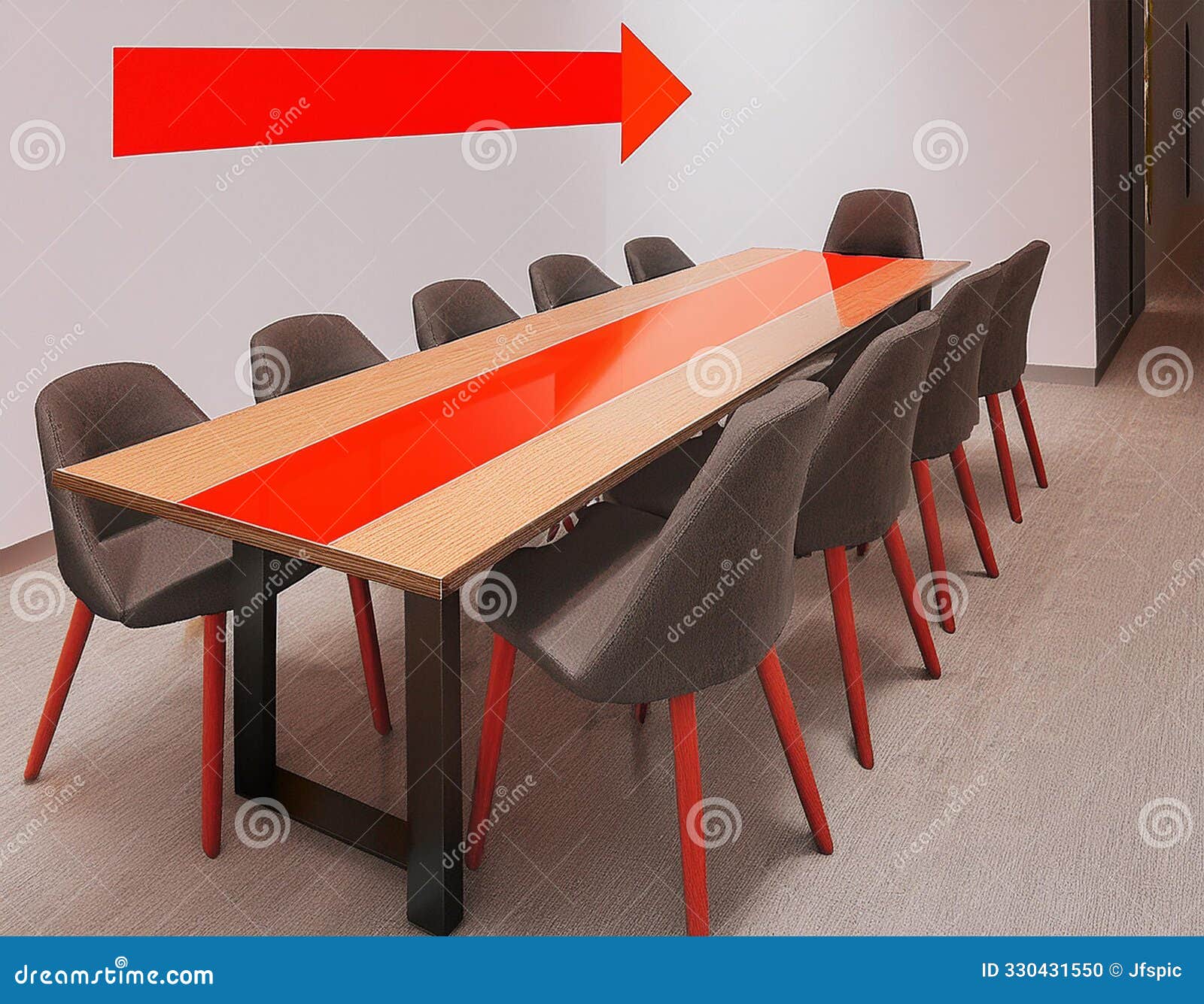 Strategic Planning in Focus the Business Concept Visualized Stock ...