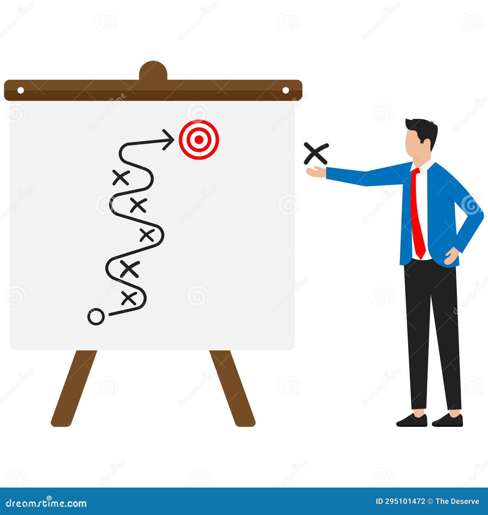 Strategic Planning, Plan To Overcome Difficulty or Obstacle To Reach ...