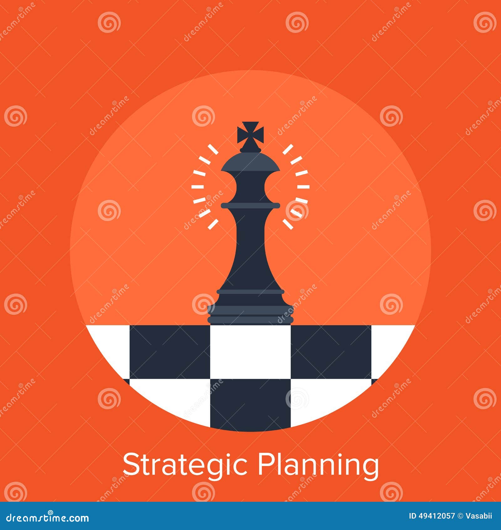 Strategic Planning stock vector. Illustration of management - 49412057