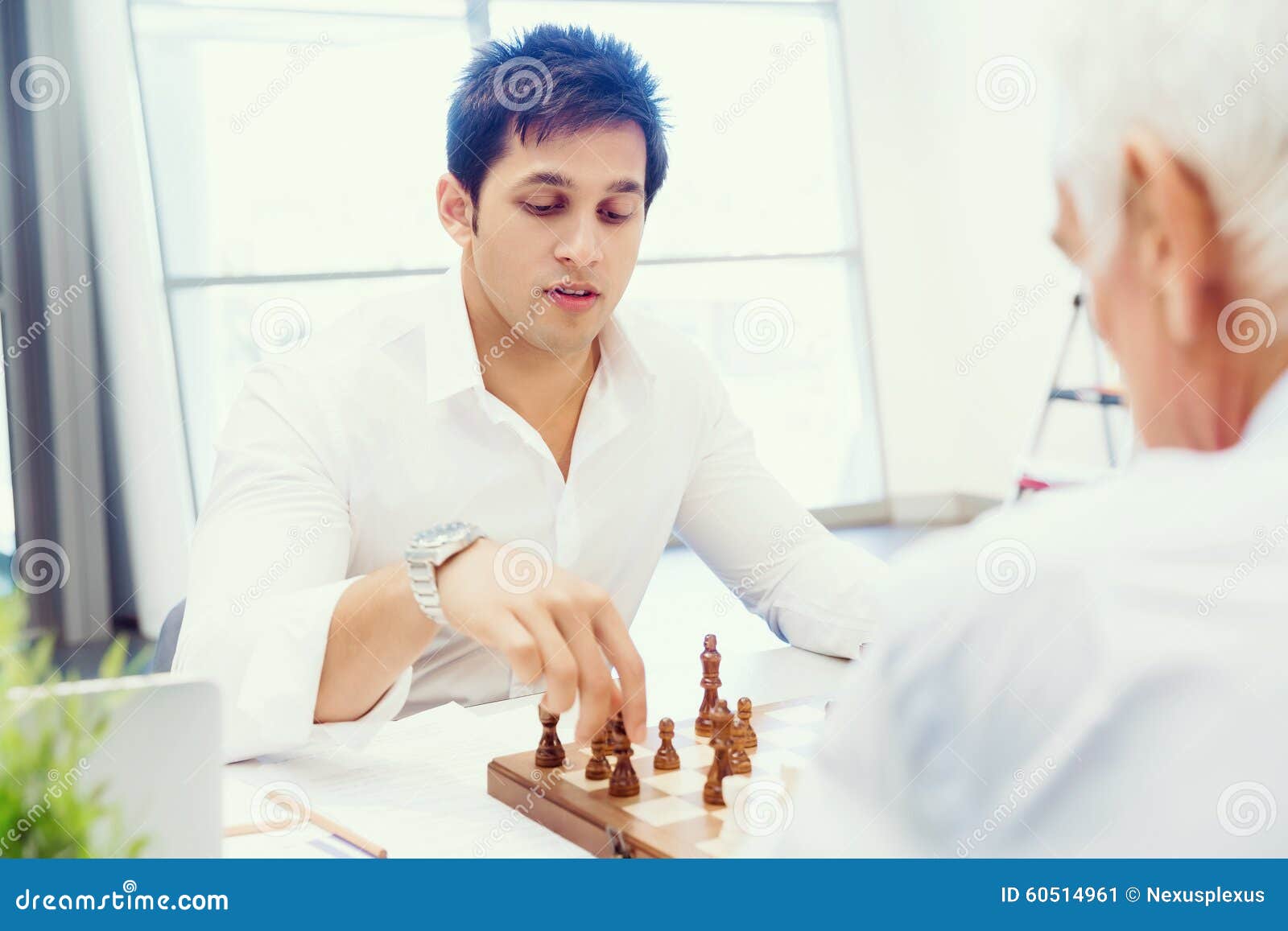 Strategic play stock image. Image of portrait, partners - 60514961