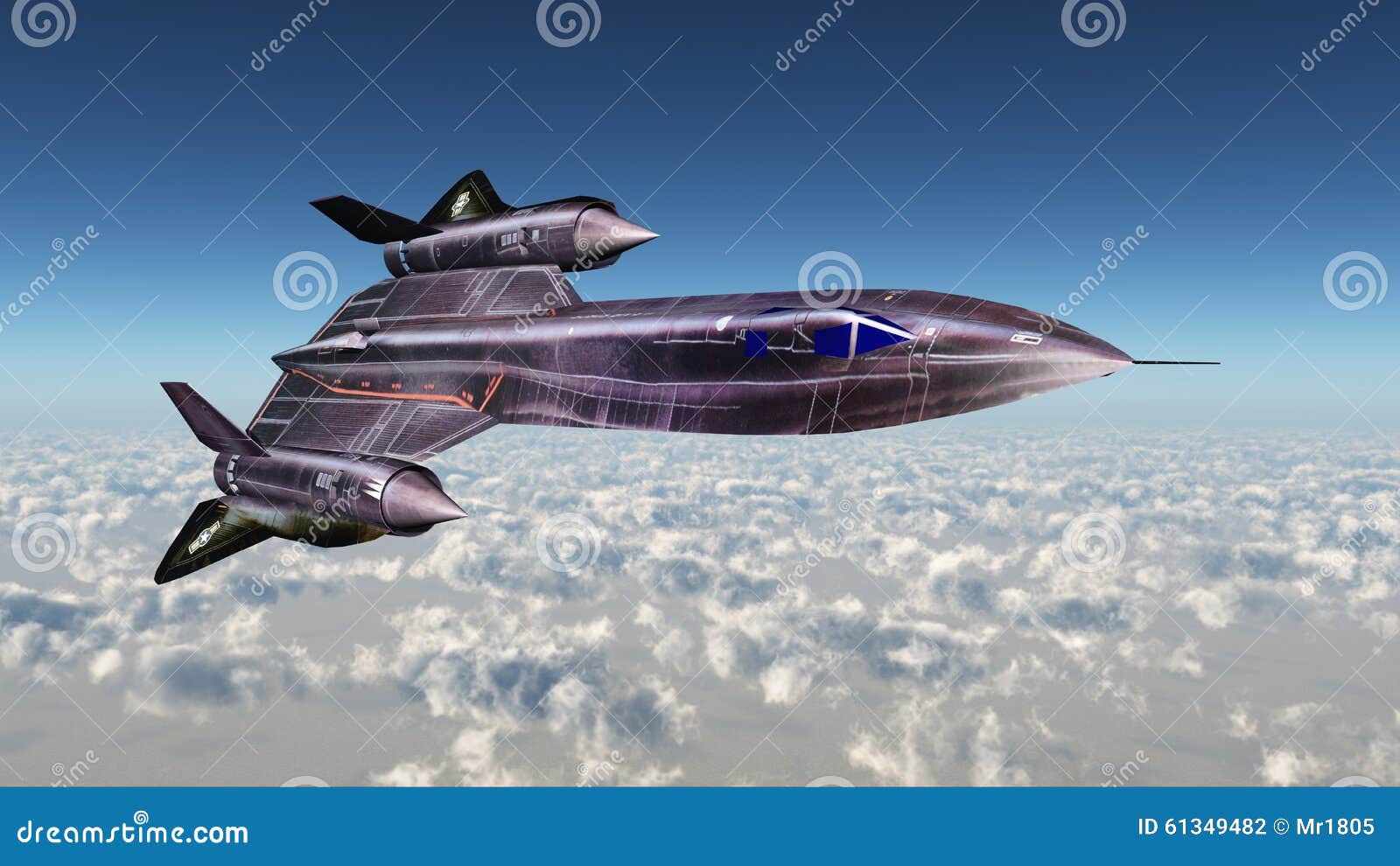 Air Reconnaissance, Air Force, Flight Over The Ocean, Vector ...