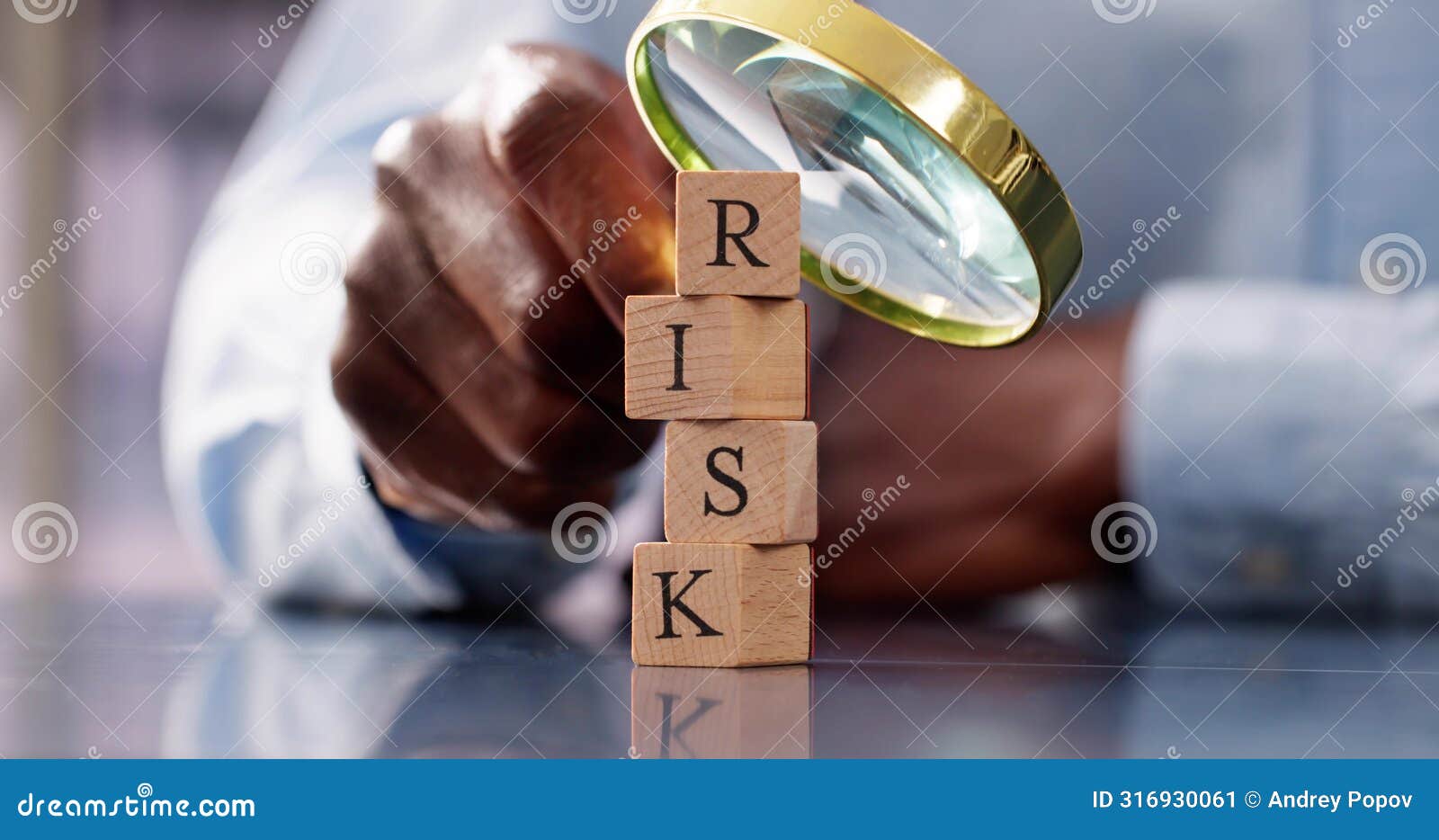 Strategic Risk Management Using Calculator Stock Image - Image of ...