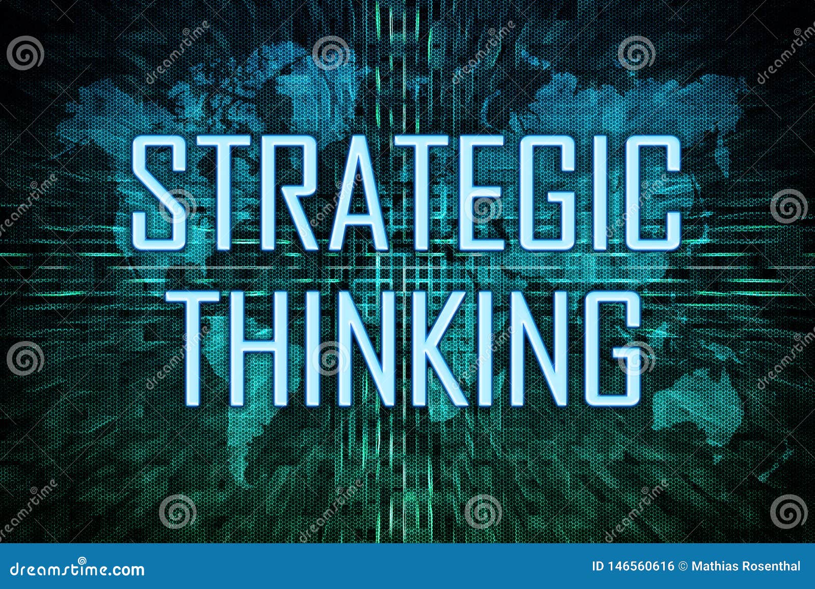 Strategic Thinking stock illustration. Illustration of idea - 146560616