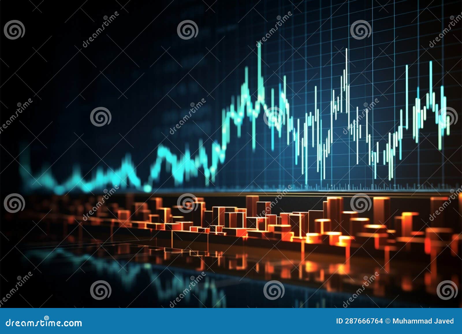Strategic Visualization Business and Stock Graphs Decode Financial ...