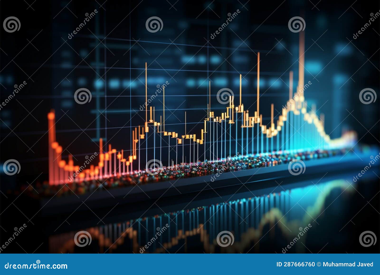 Strategic Visualization Business and Stock Graphs Decode Financial ...