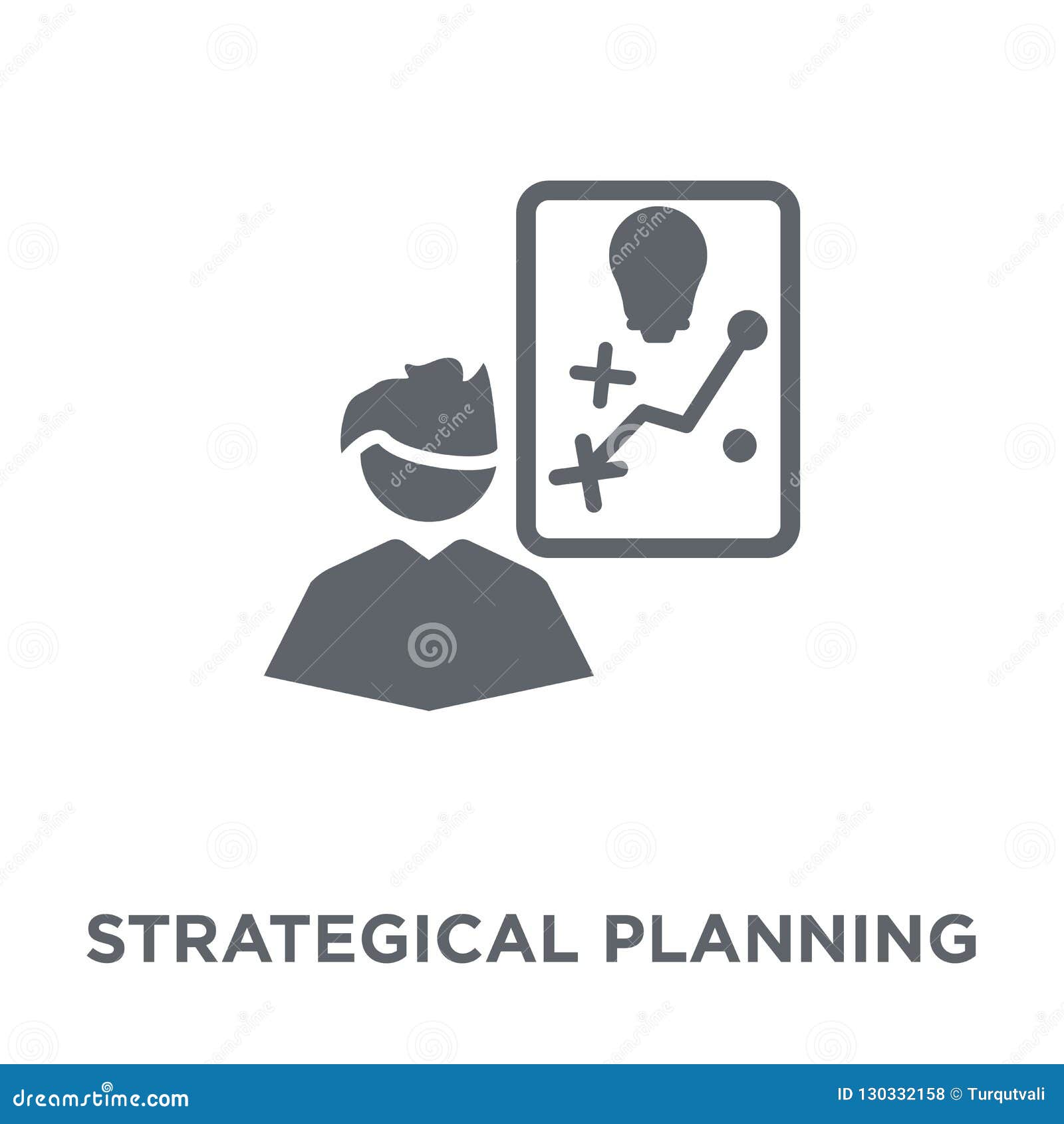 Strategical Planning Icon from Strategy 50 Collection. Stock Vector ...