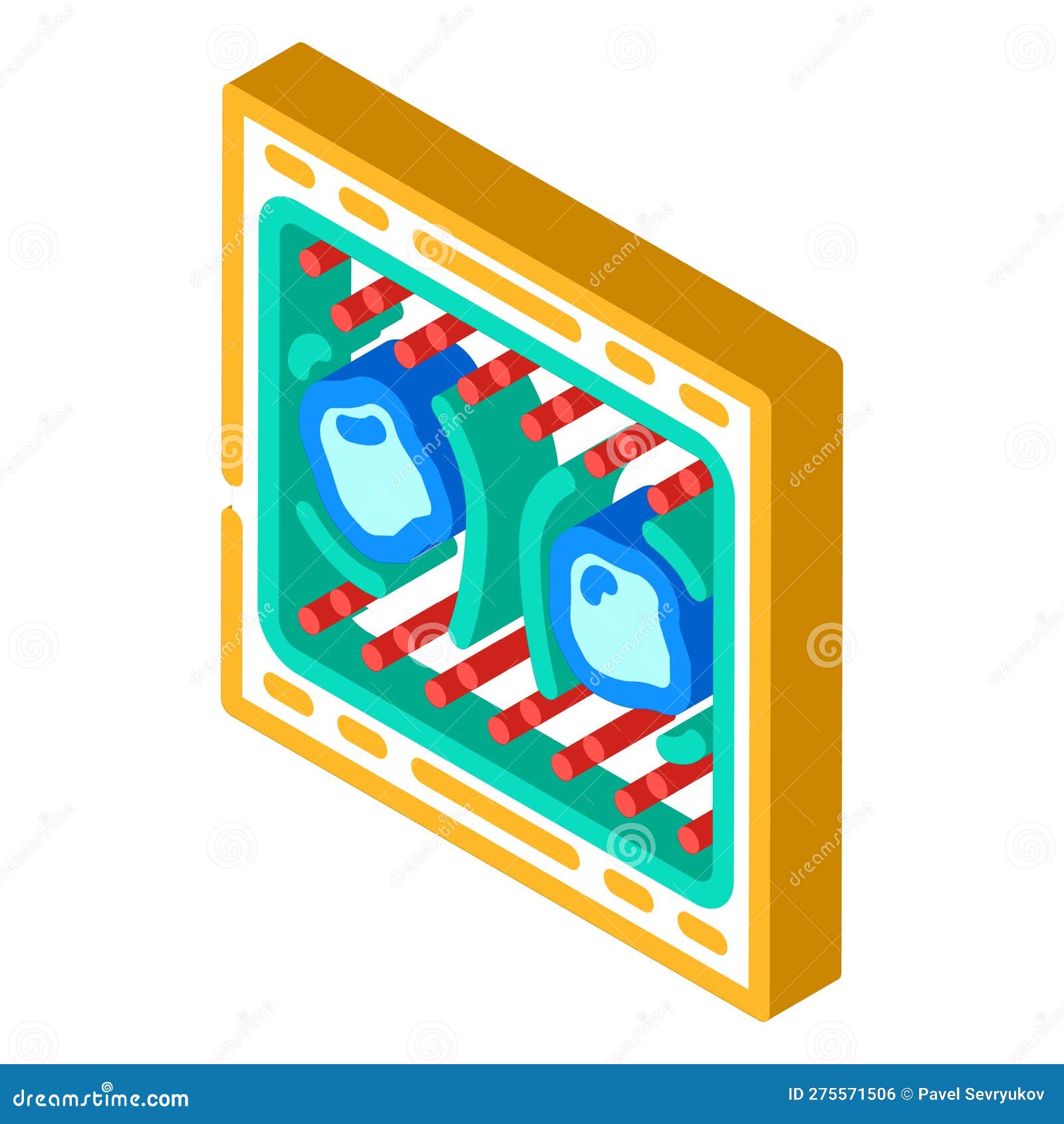 Stratego Board Game Isometric Icon Vector Illustration Stock Vector ...