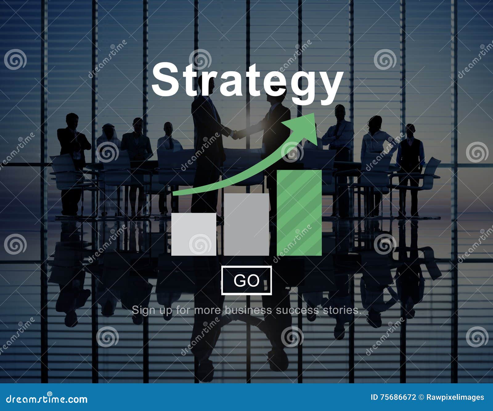 Strategy Analysis Mission Goals Strategic Concept Stock Photo - Image ...
