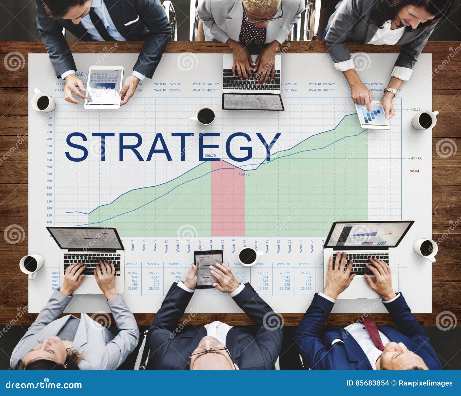 Strategy Analysis Planning Vision Business Success Concept Stock Photo ...