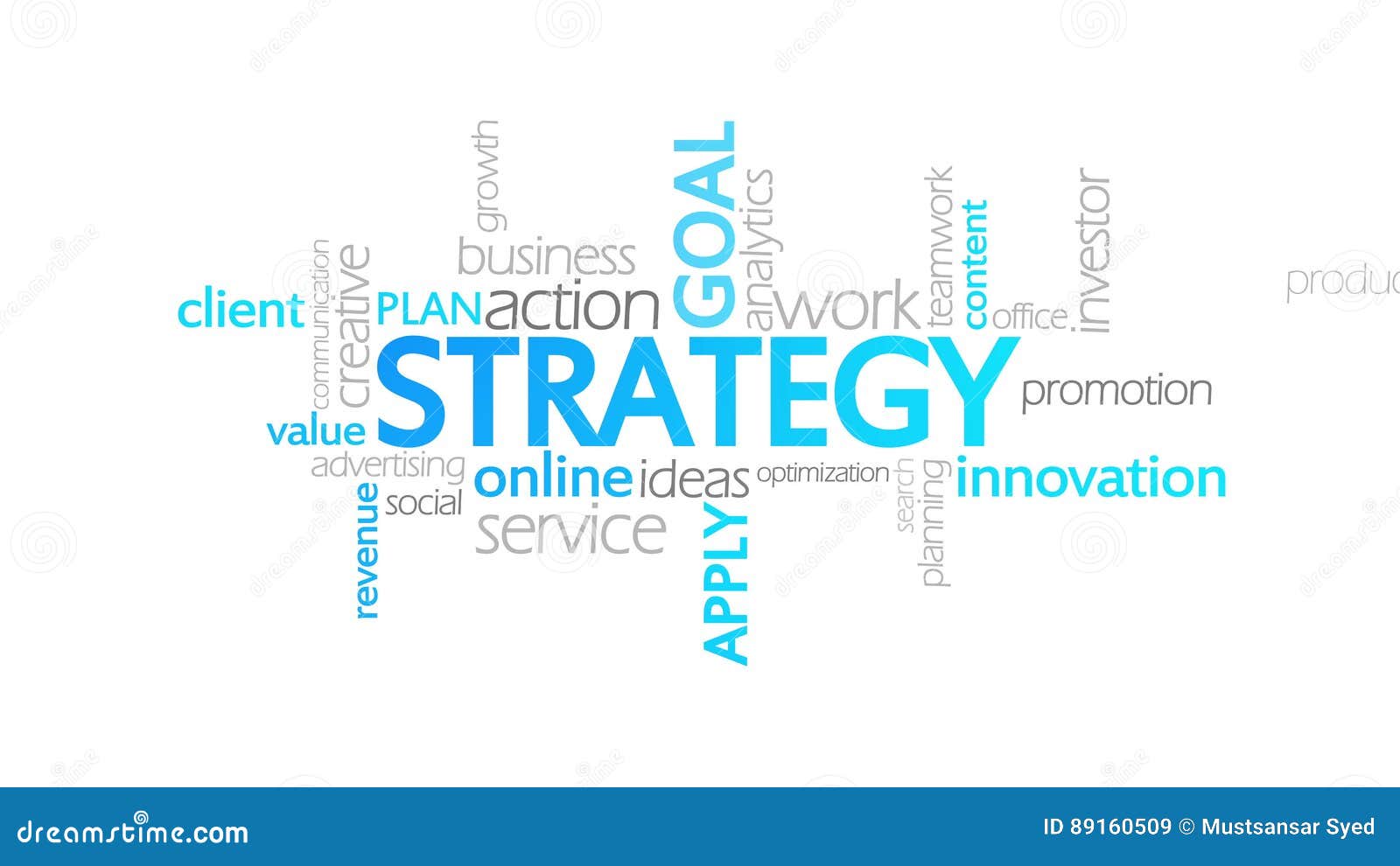 Strategy, Animated Typography Stock Video - Video of loop, journey ...