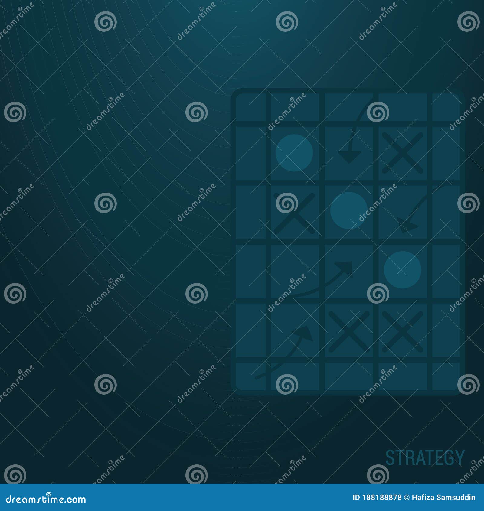 Strategy Background. Vector Illustration Decorative Design Stock Vector ...