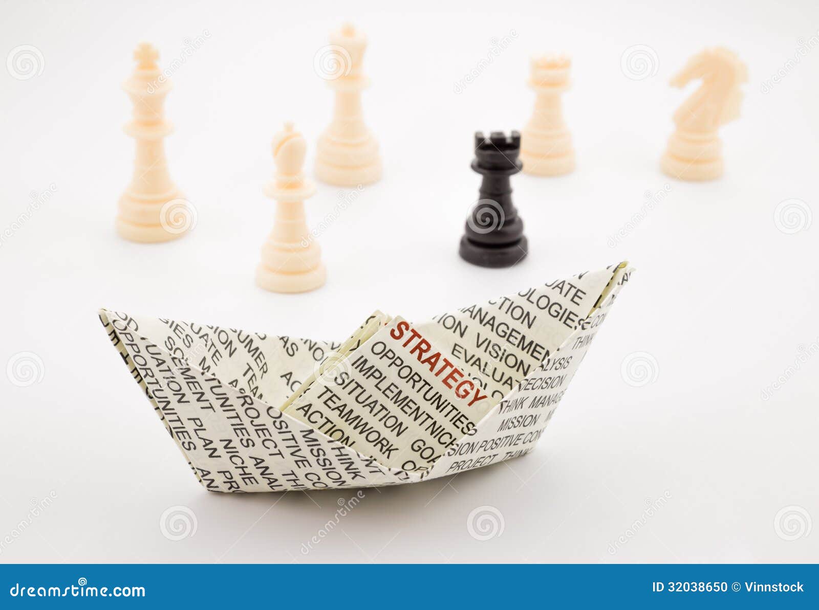 Strategy boat and chess stock photo. Image of niche, implement - 32038650