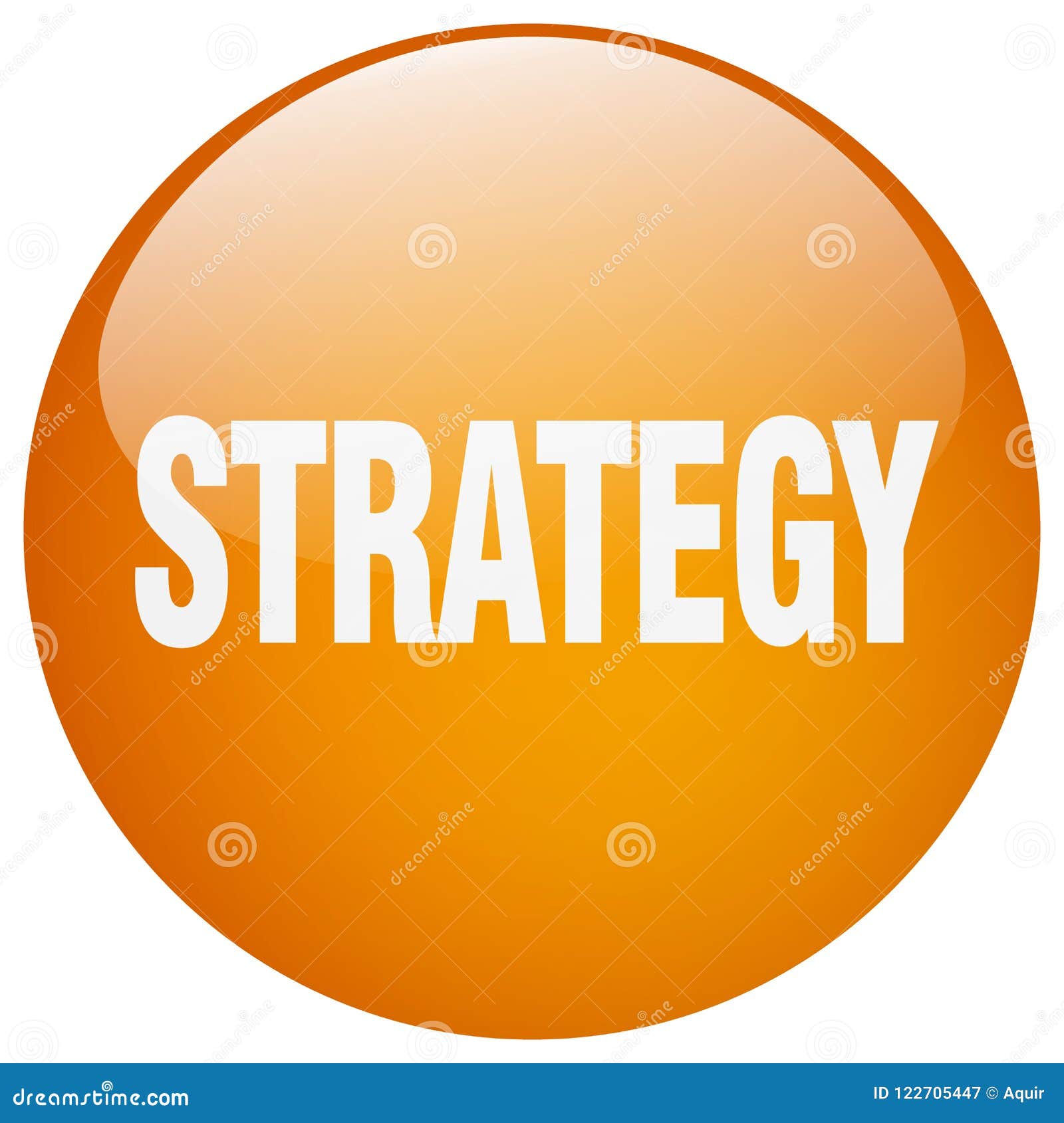 Strategy button stock vector. Illustration of insignia - 122705447