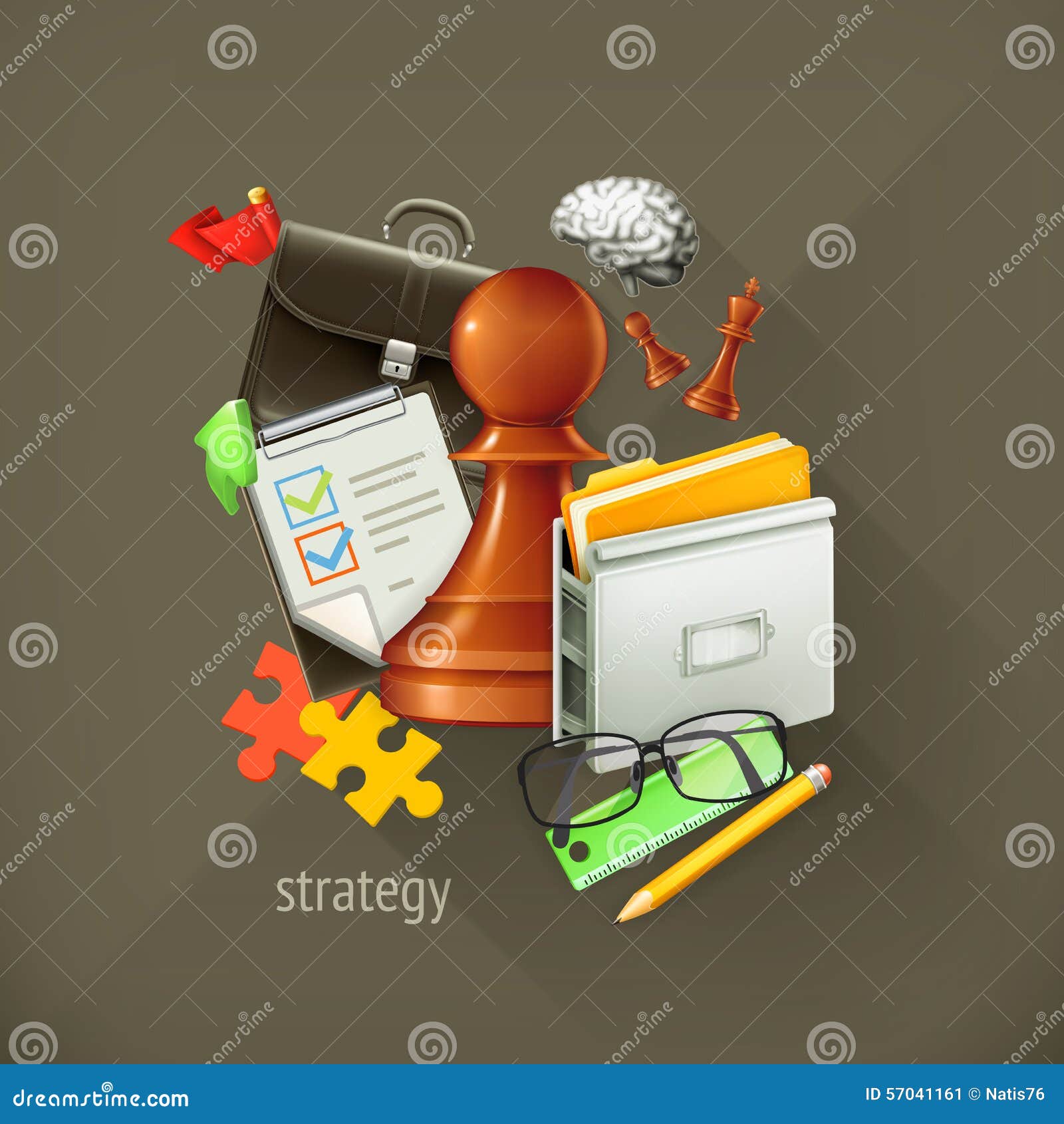 Strategy Choice Infographic Illustration Stock Vector - Illustration of ...
