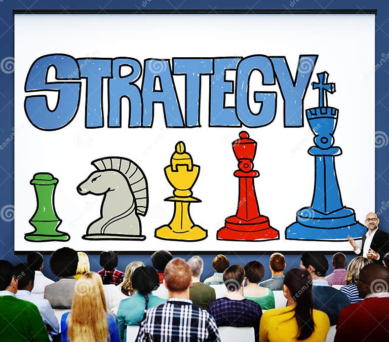 Strategy Collaboration Success Goals Growth Connection Concept Stock ...