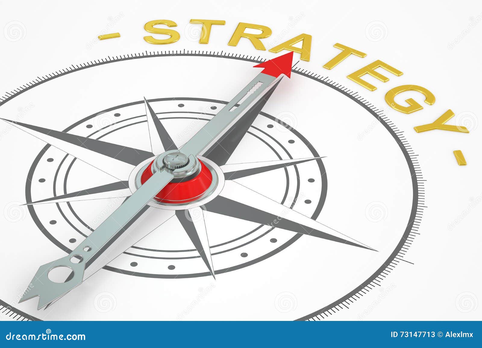 Strategy compass concept stock illustration. Illustration of route ...