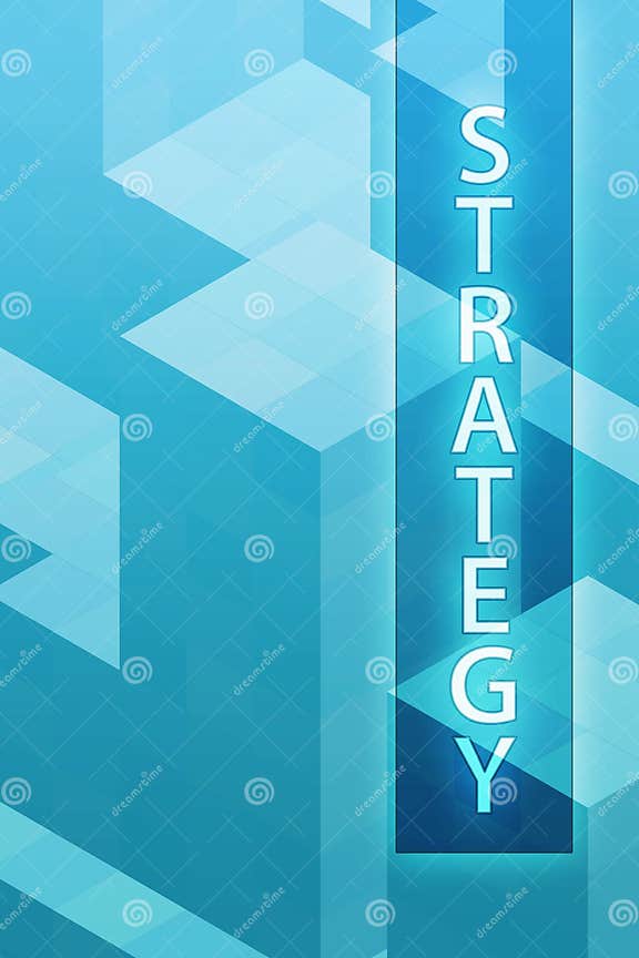 Strategy concept art stock illustration. Illustration of commerce - 7206741