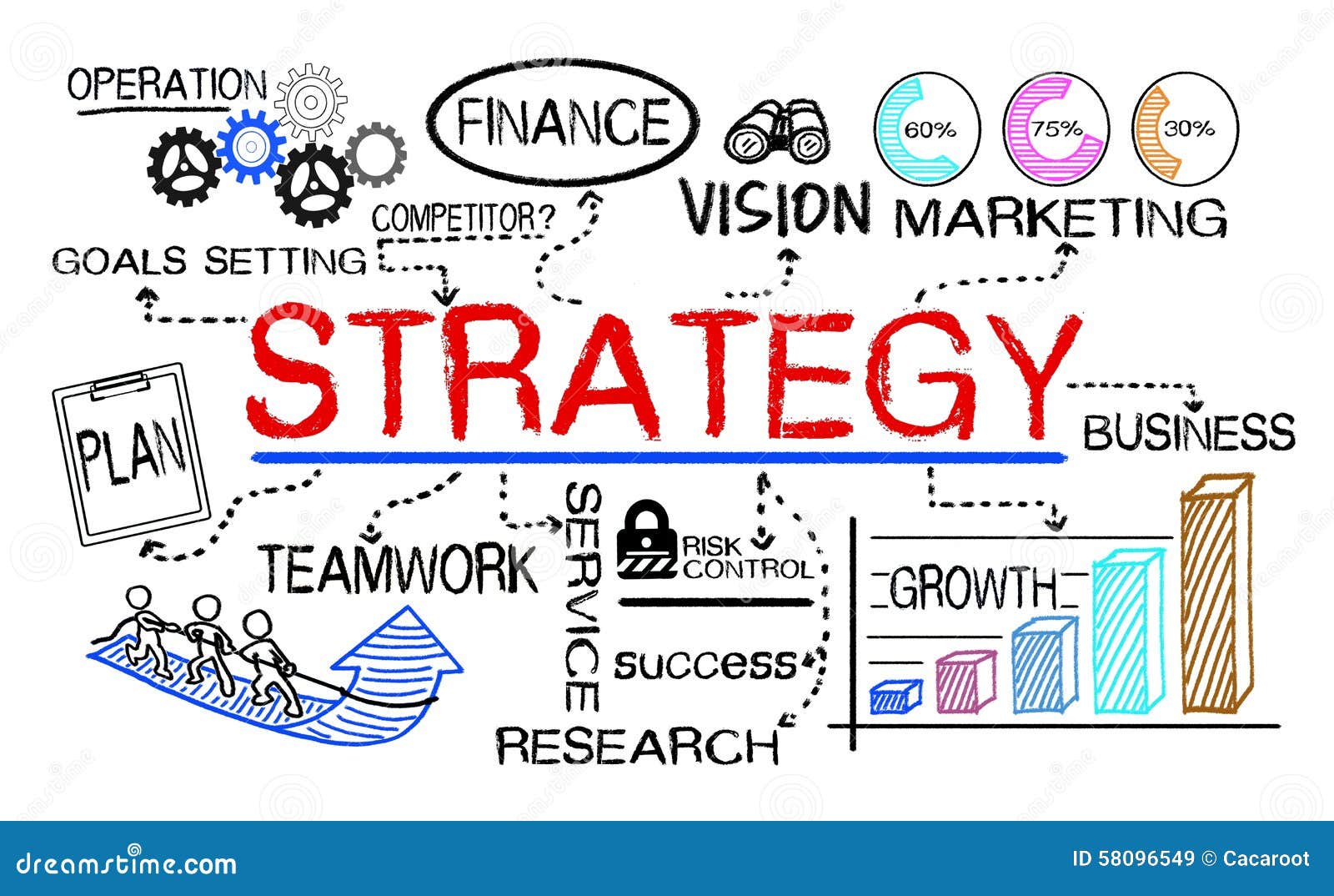 Strategy concept stock image. Image of corporate, strategy - 58096549