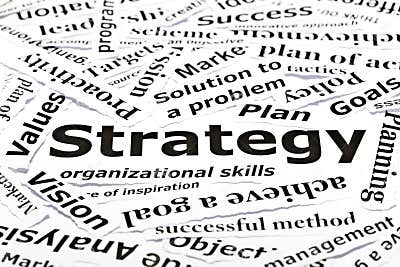 Strategy Concept with Other Related Words Stock Image - Image of paper ...