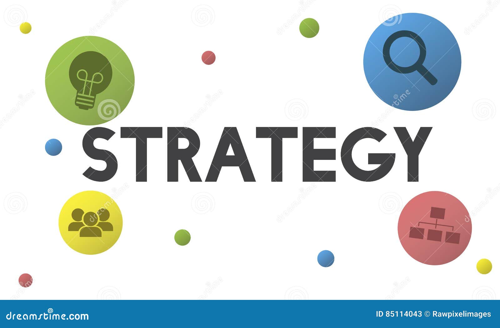 Strategy Creative Process Marketing Development Concept Stock ...