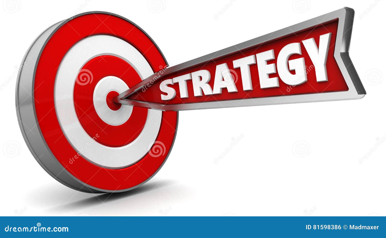 Strategy stock illustration. Illustration of arrow, sign - 81598386