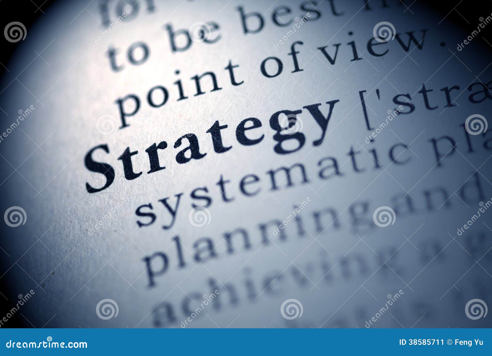 Definition Of Strategy Stock Photography | CartoonDealer.com #38181836