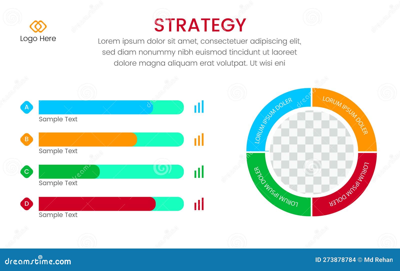 Strategy Graph Chart Design Stock Illustration - Illustration of ...