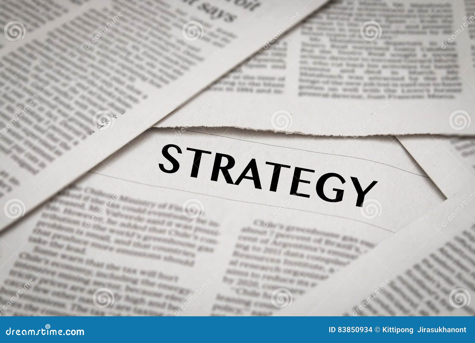 Strategy headline stock photo. Image of header, analysis - 83850934