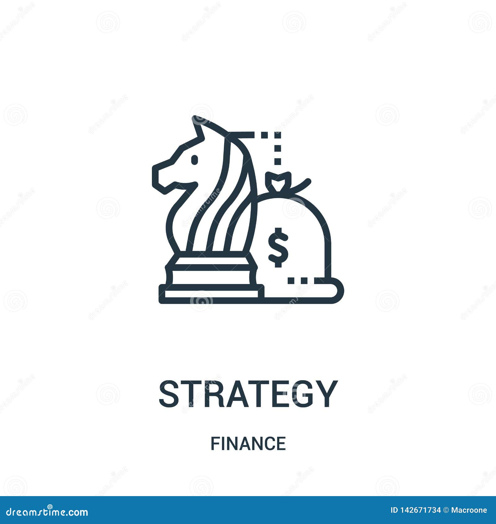 Strategy Icon Vector from Finance Collection. Thin Line Strategy ... Strategy Icon Vector from Finance Collection. Thin Line Strategy ...