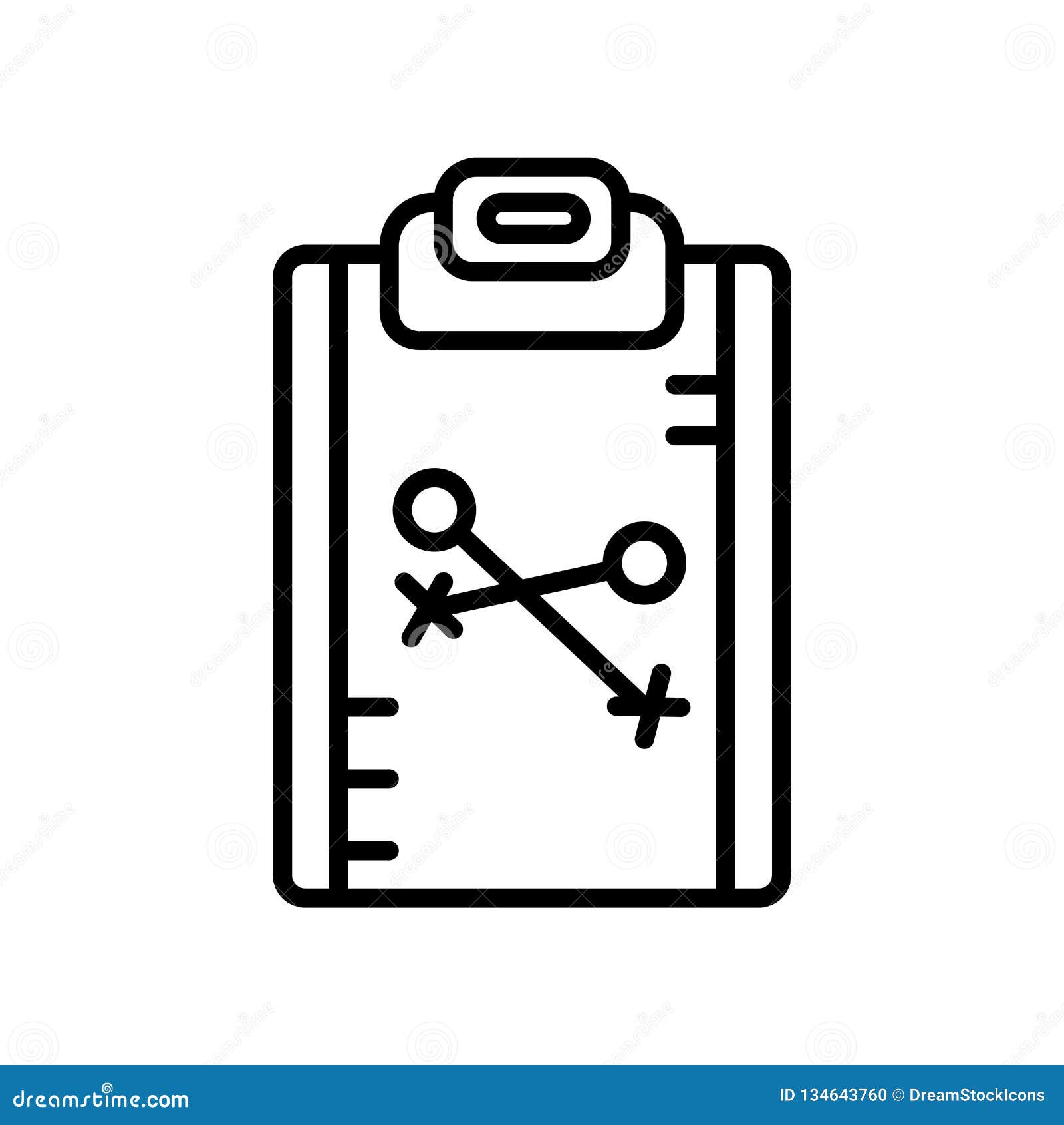 Strategy Icon Vector Isolated on White Background, Strategy Sign , Line ...