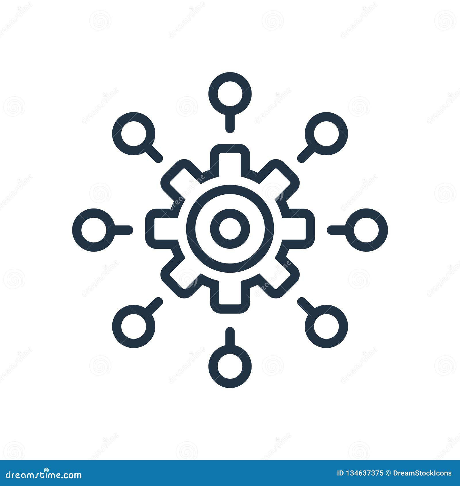 Strategy Icon Vector Isolated on White Background, Strategy Sign Stock ...