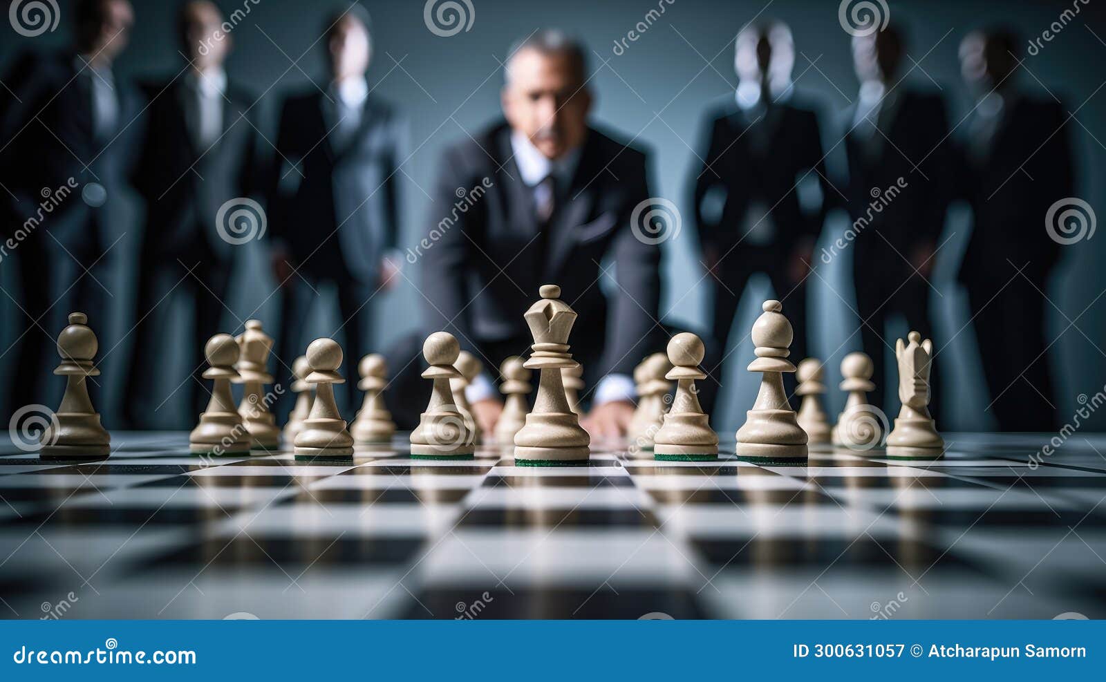 Strategy Ideas Concept Business, the Business Strategy with Chess ...